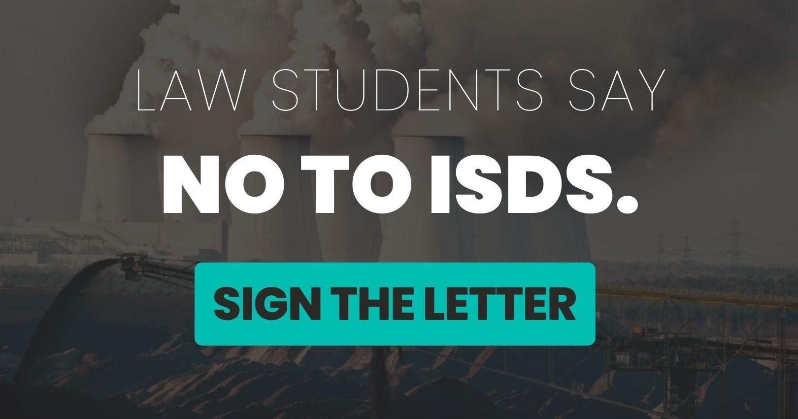 SIGN THE LETTER: Law Students Say No To ISDS. | Public Citizen's Global ...